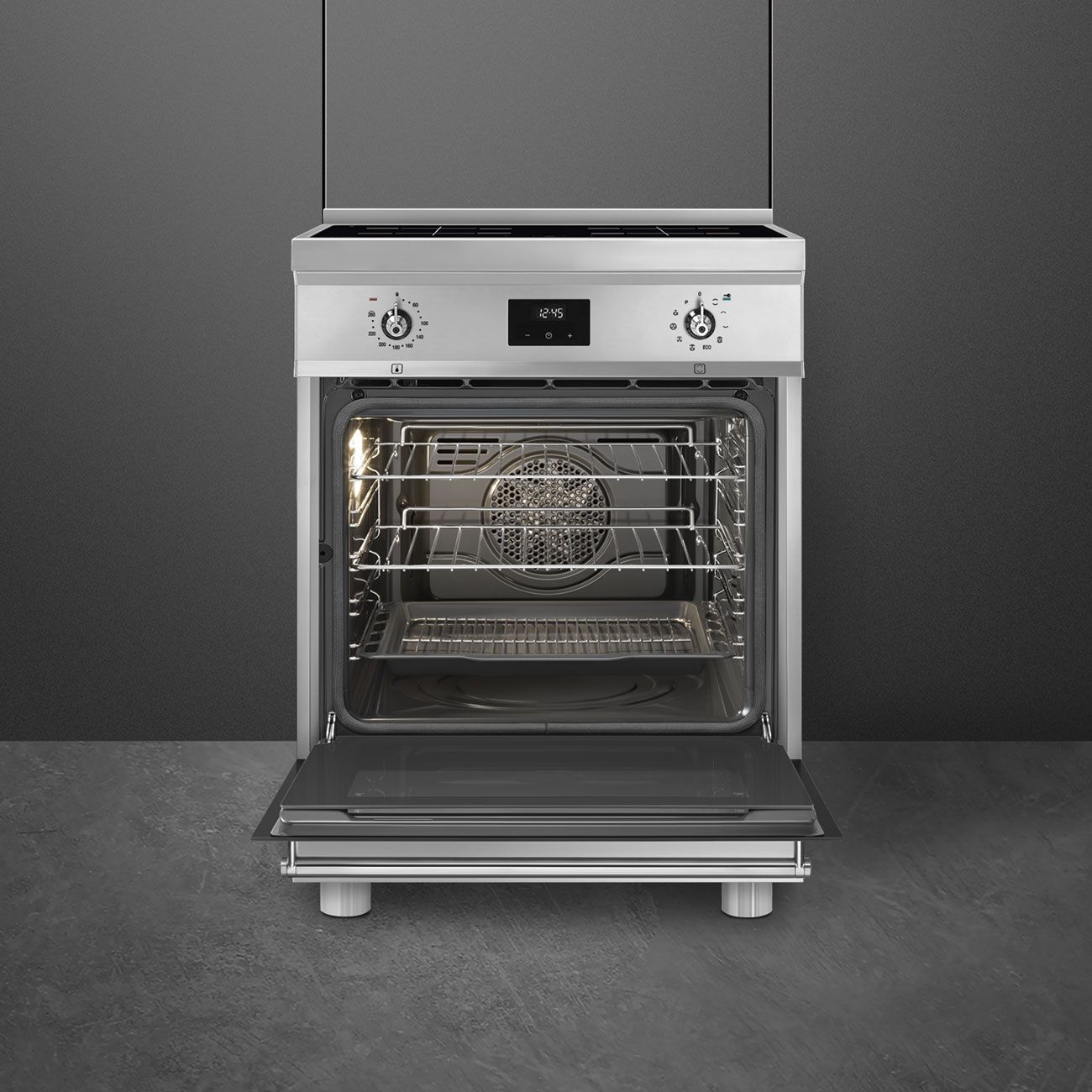 Smeg C6IPXT2 60cm Freestanding Cooker with Induction Top