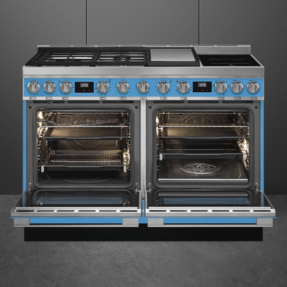 Smeg CPF120IGMPT Portofino 120cm Range Cooker with Mixed Top