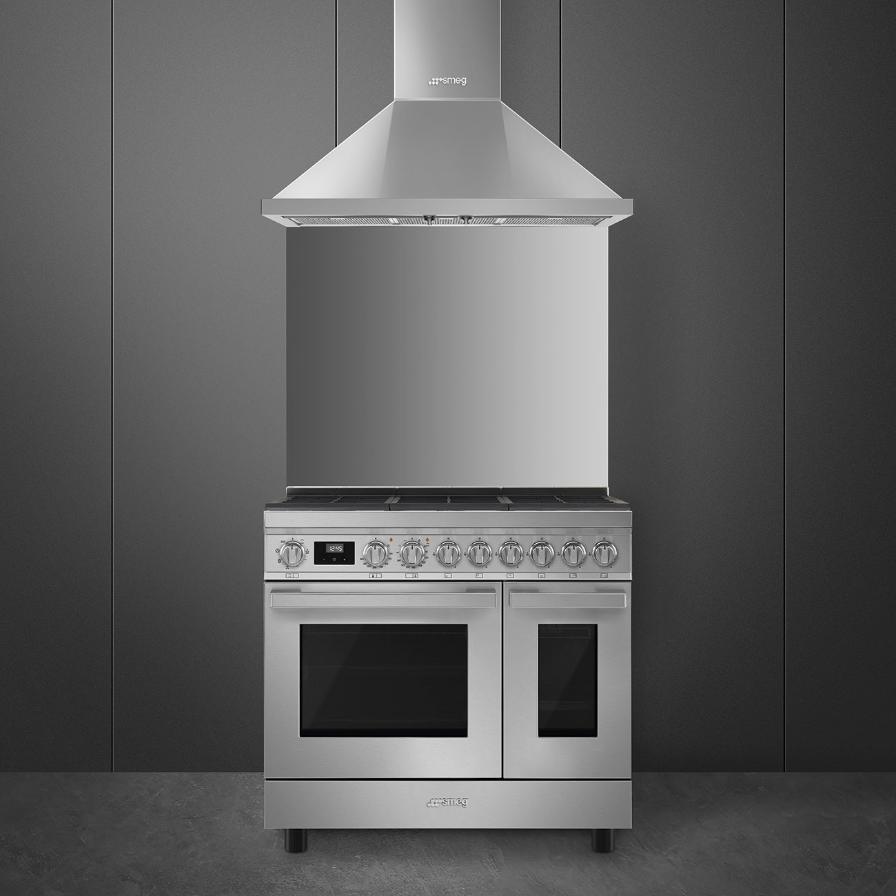 Smeg CPF92GMX 90cm Range Cooker with Gas Top