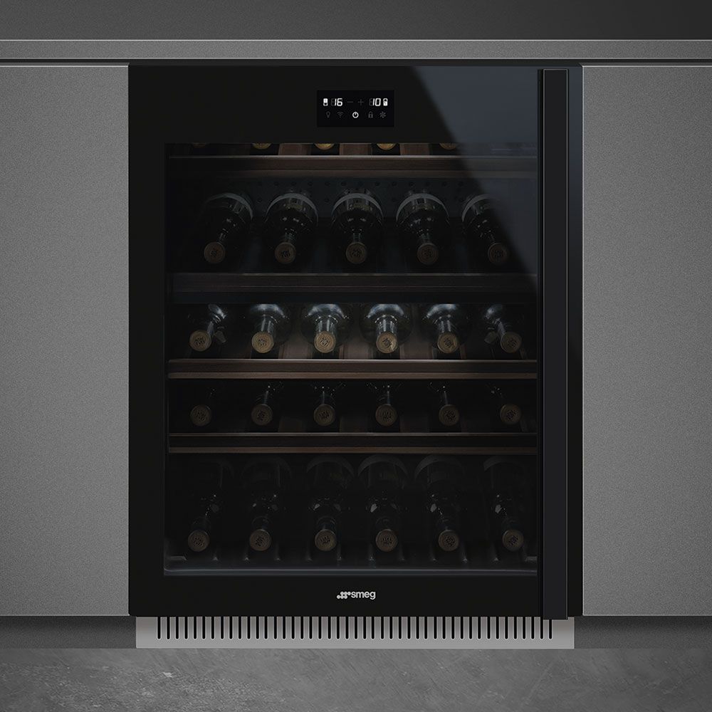 Smeg Dolce Stil Novo Built-in Wine Cooler Left Hinge CVI638LWN3