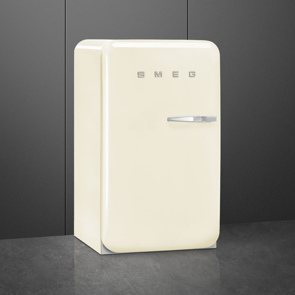 Smeg FAB10LCR6 55cm Left Hand Hinge Fridge with Icebox