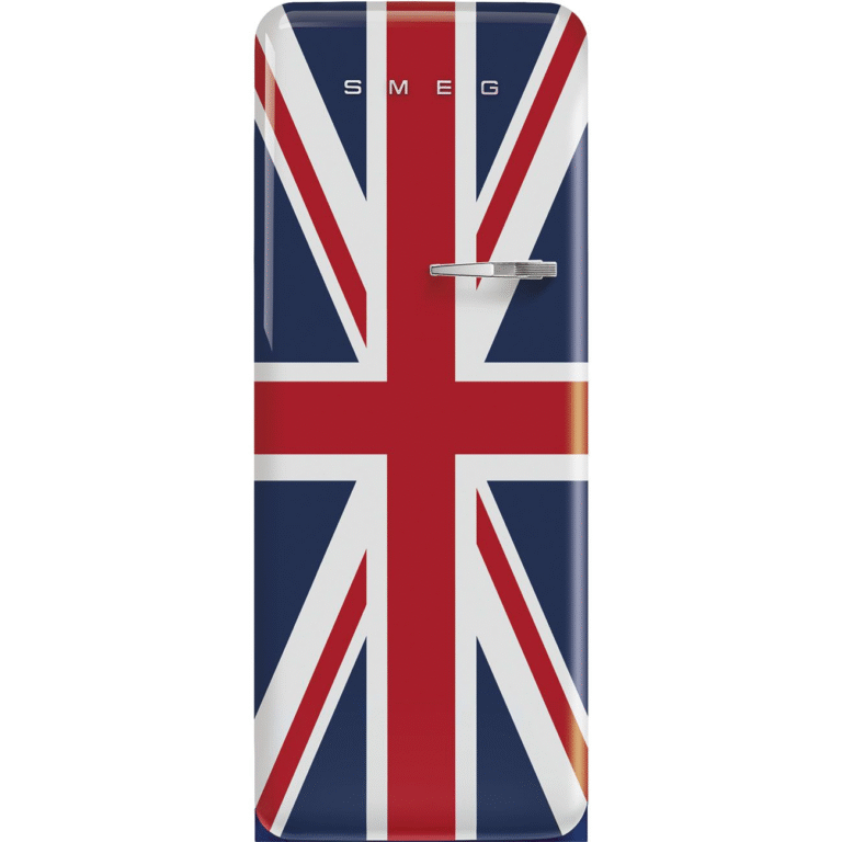 Smeg FAB28LDUJ5 50s Style Freestanding Fridge Left Hinge Union Jack Design