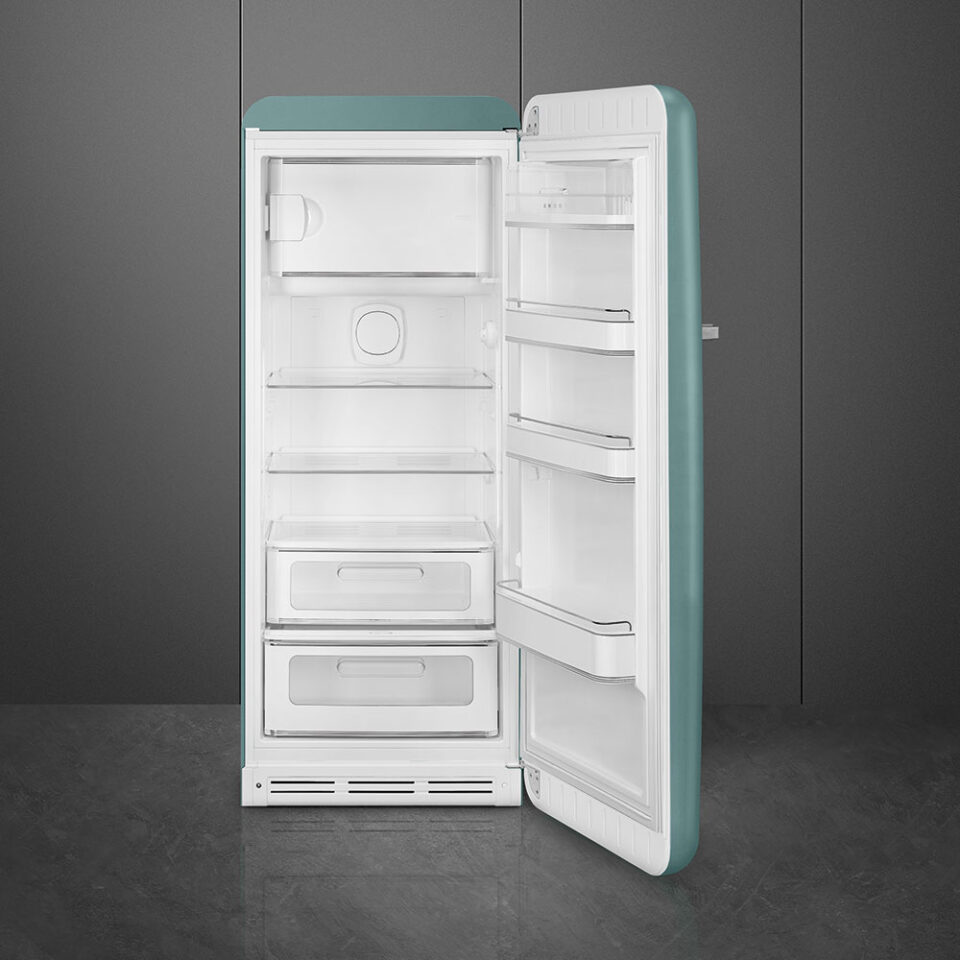 Smeg FAB28RDEG5 50s Style Freestanding Fridge Emerald Green