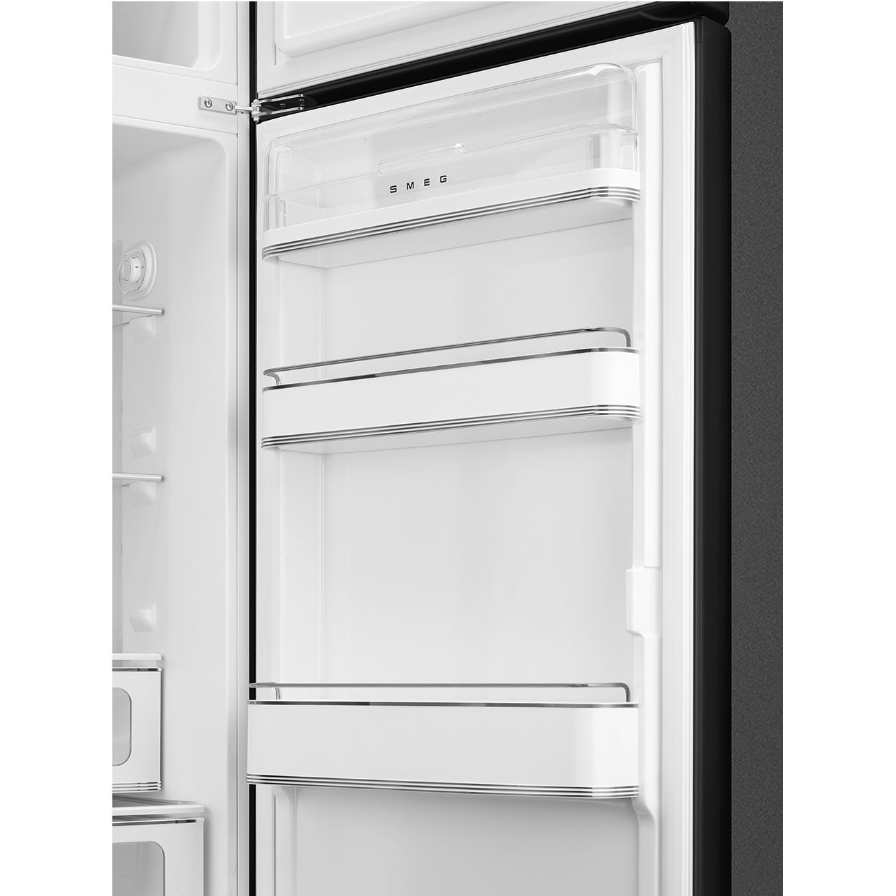 Smeg FAB30RBL5UK 50's Style Freestanding Right Hinge Fridge Freezer ...