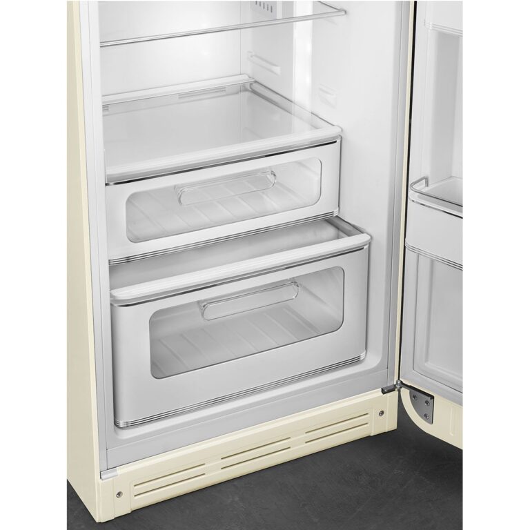 Smeg FAB30RCR5UK 50s Style Freestanding Right Hinge Fridge Freezer Cream