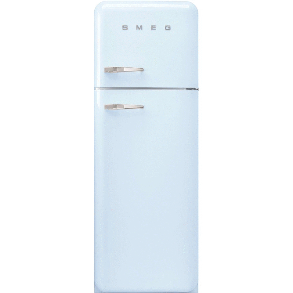 Smeg FAB30RPB5UK 50s Style Freestanding Right Hinge Fridge Freezer ...