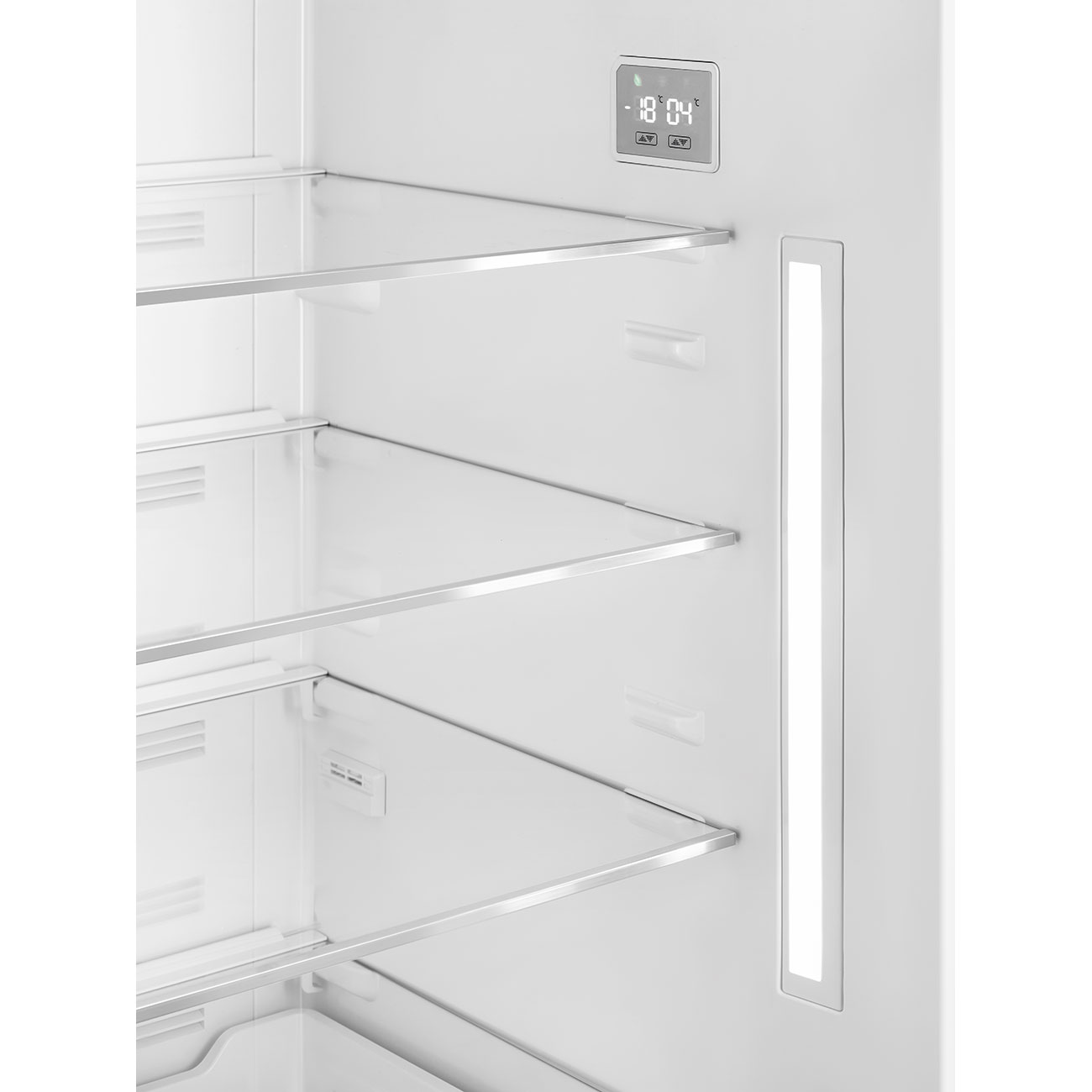 Smeg FAB38RWH5 50s Style Double Door Freestanding Right Hinge Fridge ...