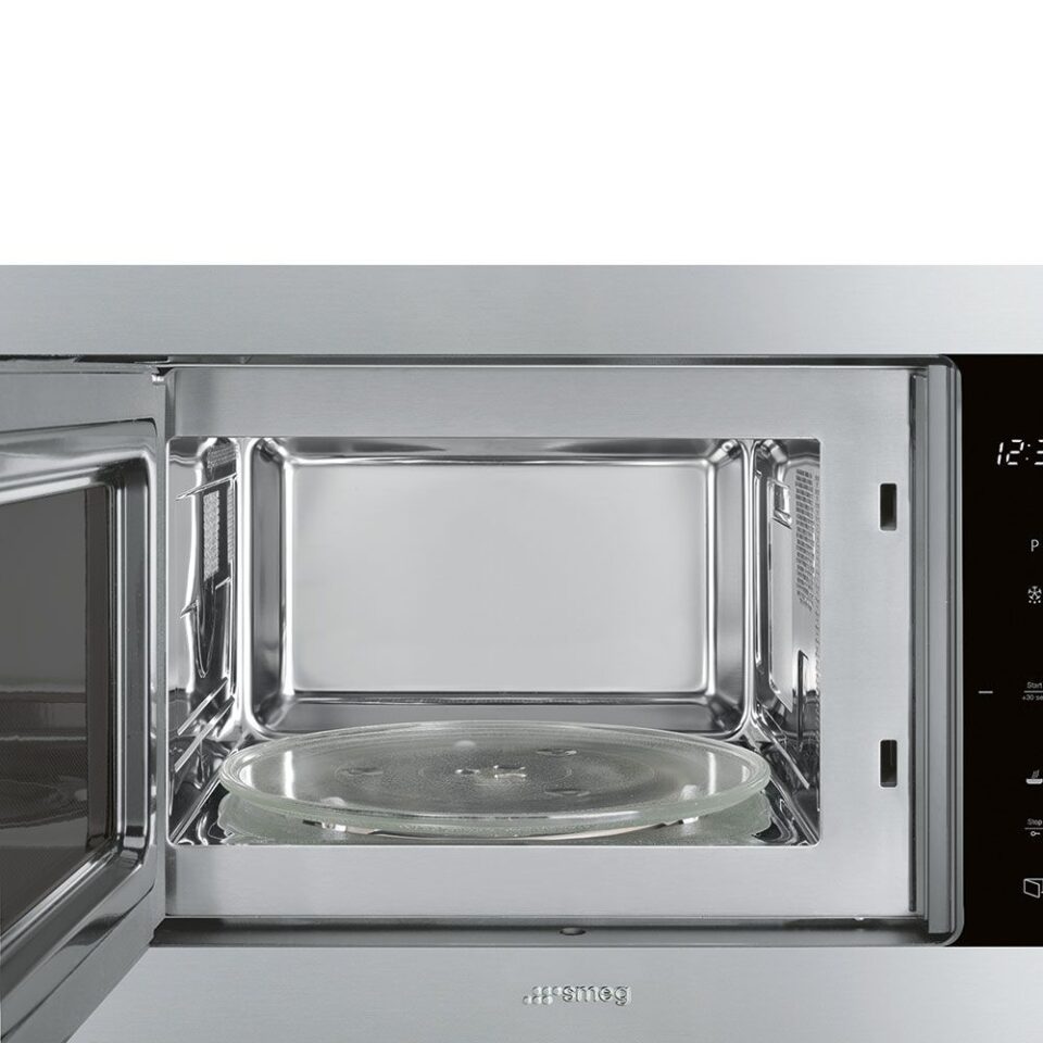 Smeg FMI320X2 Classic Built In Microwave with Grill Stainless Steel