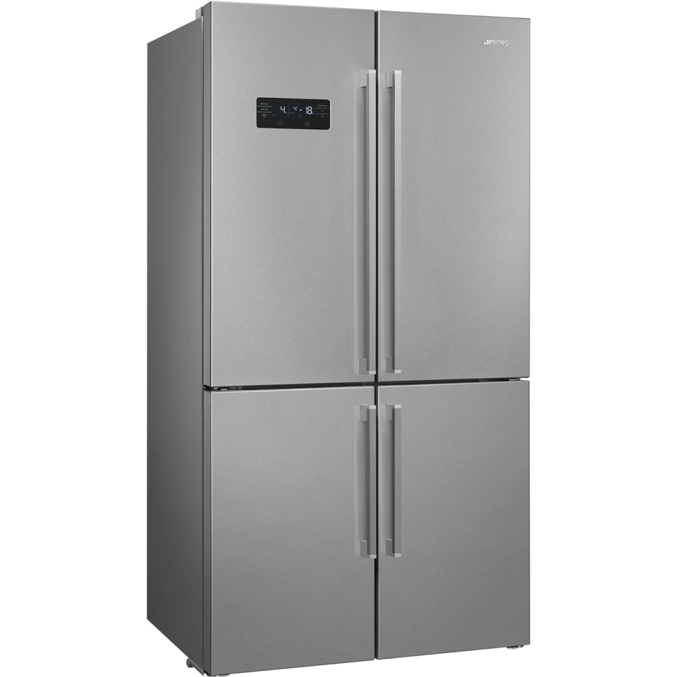 Smeg FQ60XDE Free Standing American Style Quad Door Fridge Freezer in ...