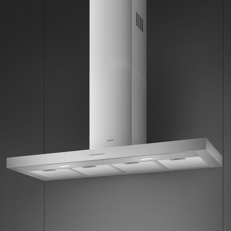 Smeg KBT1200XE 120cm Chimney Wall Hood Stainless Steel