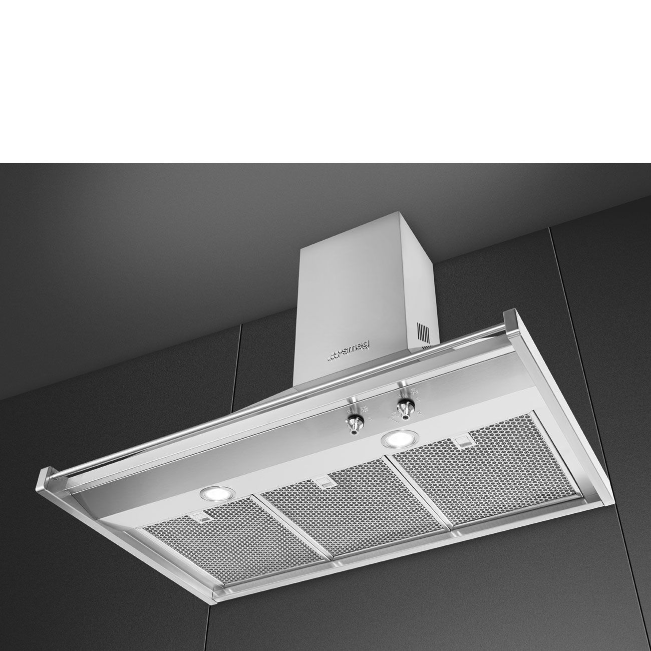 Smeg KD90HXE 90cm Chimney Wall Hood Stainless Steel