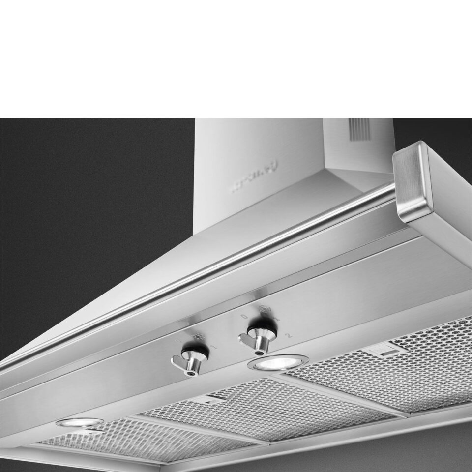 Smeg KD90HXE 90cm Chimney Wall Hood Stainless Steel - Appliance Superstore