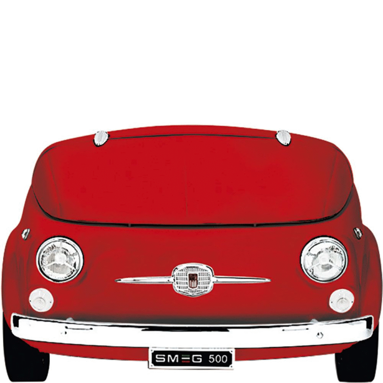 Smeg SMEG500R Fiat 500 50's Style Freestanding Fridge in Red ...