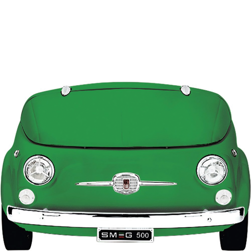 Smeg SMEG500V Fiat 500 50s Style Freestanding Fridge in Green