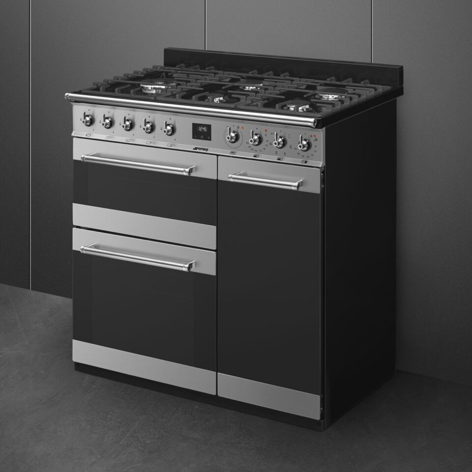 Smeg SY93-1 90cm Range Cooker with Gas Top