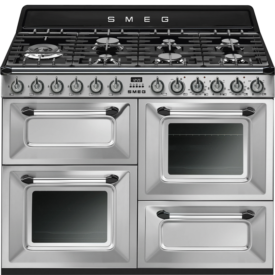 Smeg TR4110X-1 Victoria 110cm Range Cooker with Gas Top