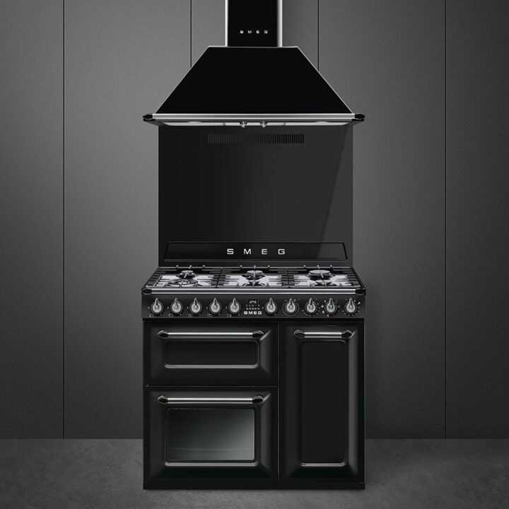 Smeg TR93BL Victoria 90cm Range Cooker with Gas Top - Appliance Superstore